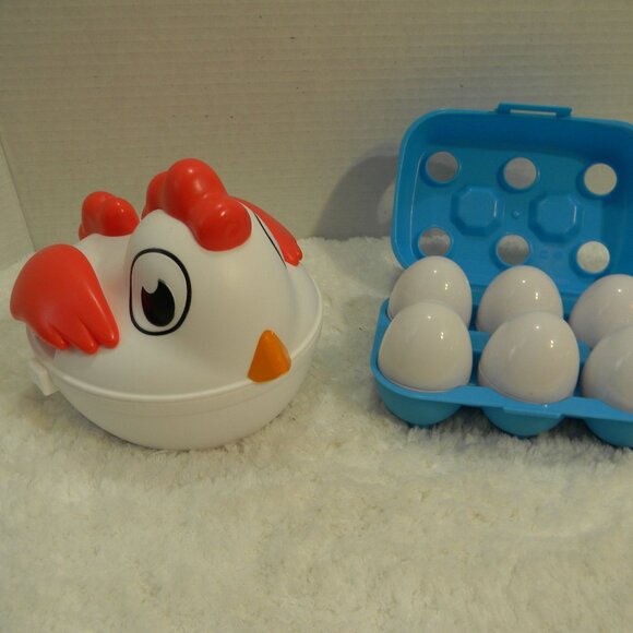 Toys | Eggs And Chicken Learning Bundle Matching Colors Shapes ...
